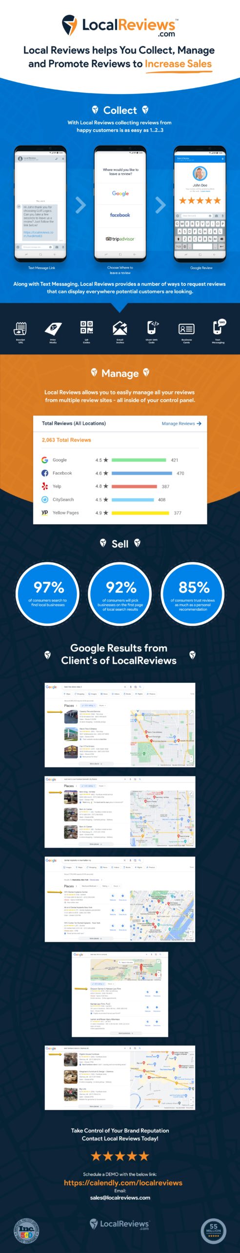 Local Reviews Flyer and Case Studies - Local Reviews